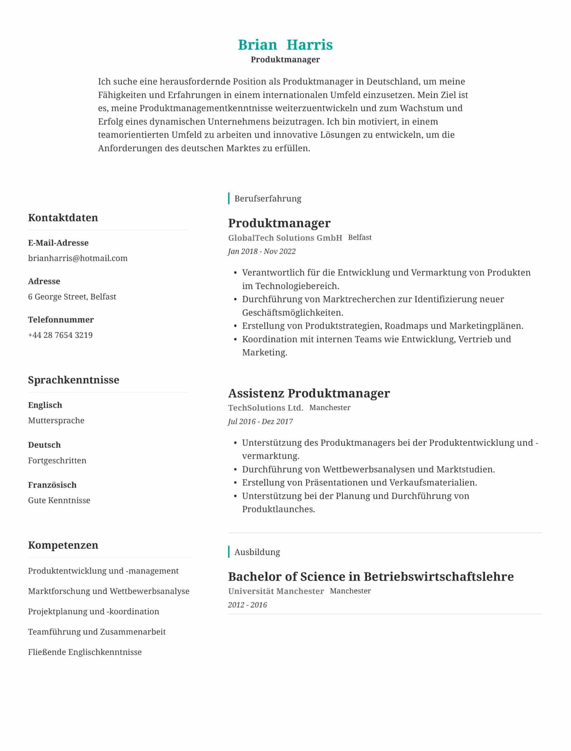 How to write a German CV: Advice and Examples