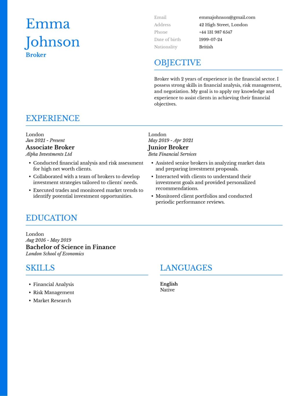 Basic CV Writing Guide | CV Whizz