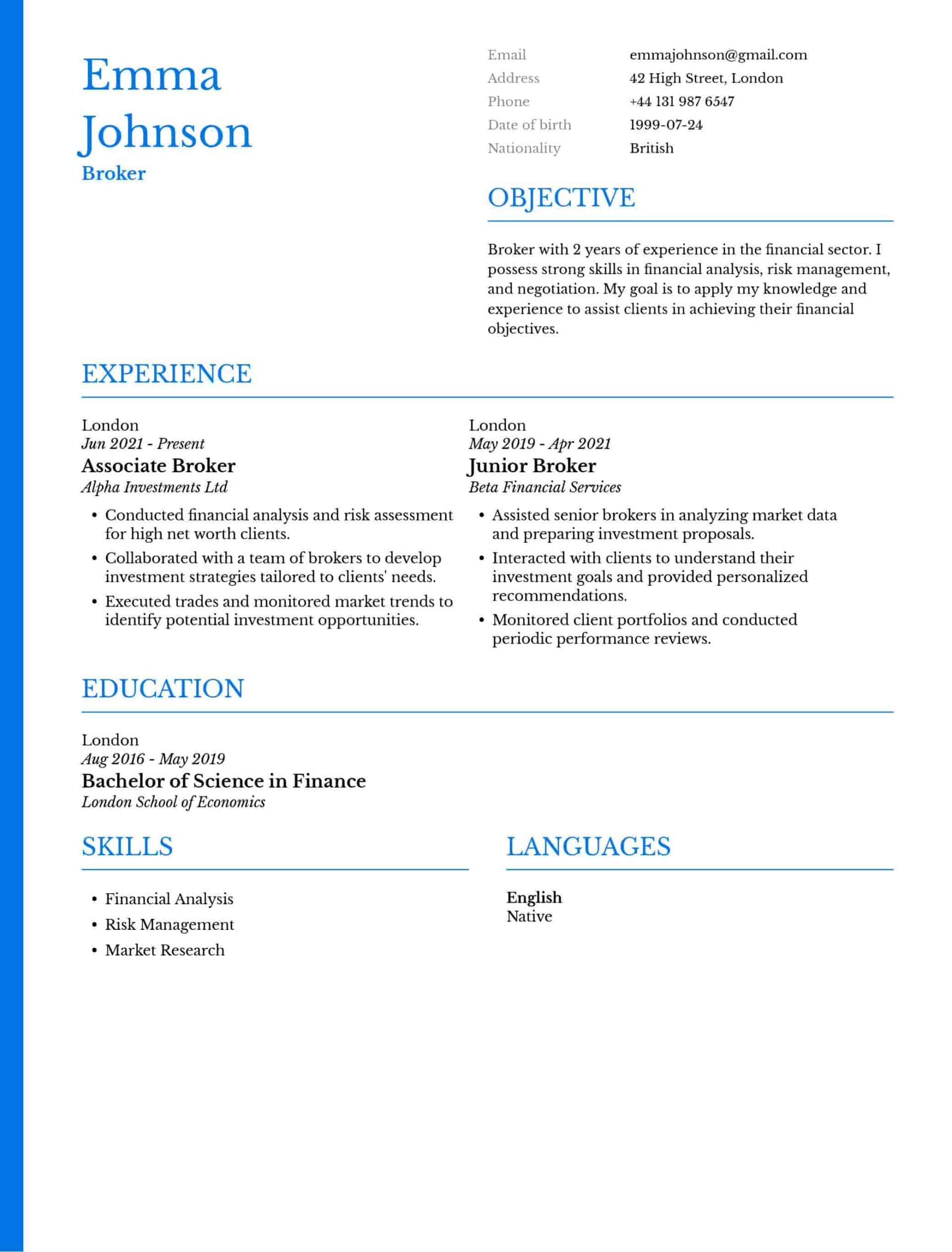 Basic CV Writing Guide | CV Whizz