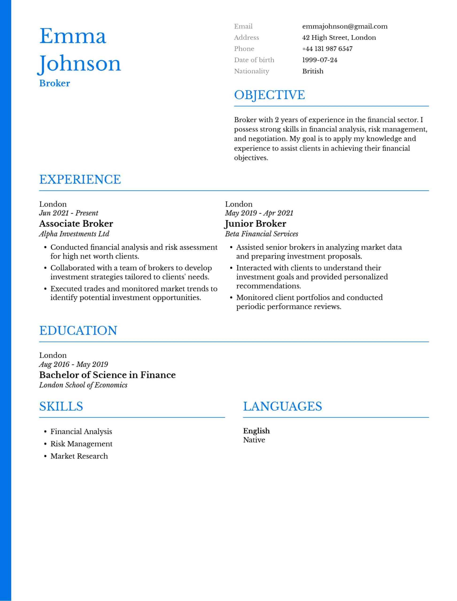 Basic CV Writing Guide | CV Whizz